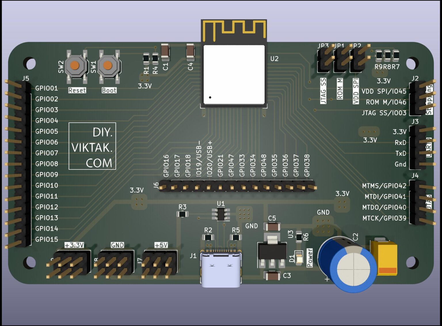 ESP32-S3-Mini-1 Development Board – Viktor’s DIY Blog