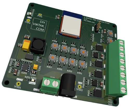 Building a Smart 4-Channel PWM Controller with ESP32 and High ...